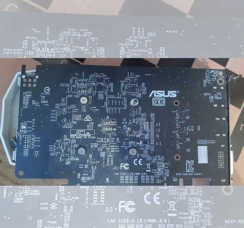 Видеокарта Rx 460 asus dual oc 2gb