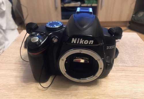 Зеркальный фотоаппарат Nikon d3000 body