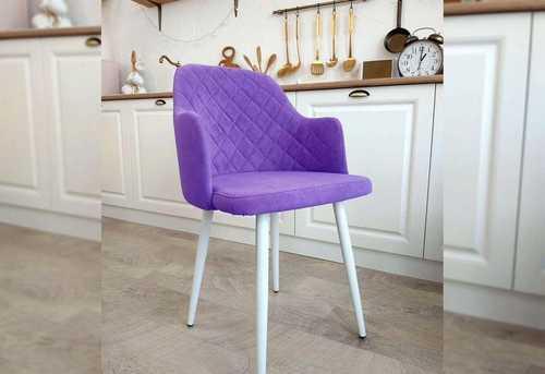 Кухонные металлические стулья велюр для гостиной
