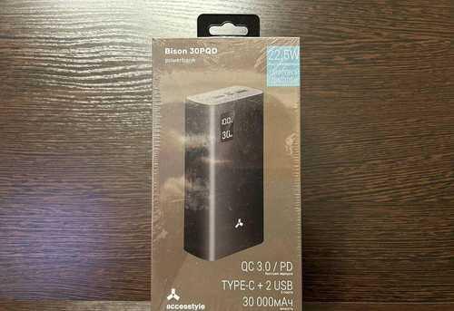 Внешний аккумулятор Bison 30PQD 30000 mAh