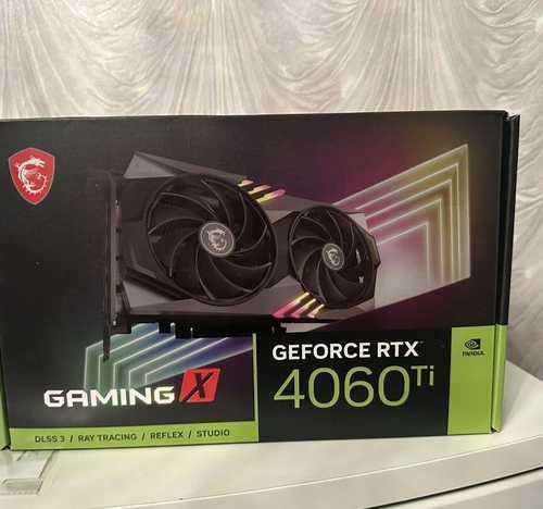 Видеокарта RTX4060Ti MSI gaming X 8GB