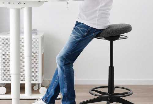 Табурет-опора для работы сидя-стоя IKEA lidkullen