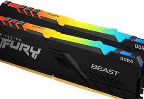 Kingston Fury ddr4 16gb RGB, новая, гарантия