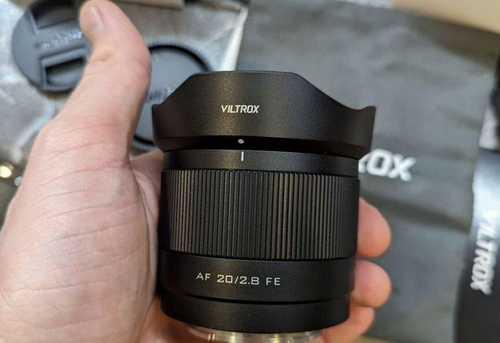 Объектив Viltrox AF 20mm F2.8 E-mount