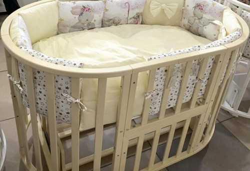 Кроватка для новорожденных трансформер
