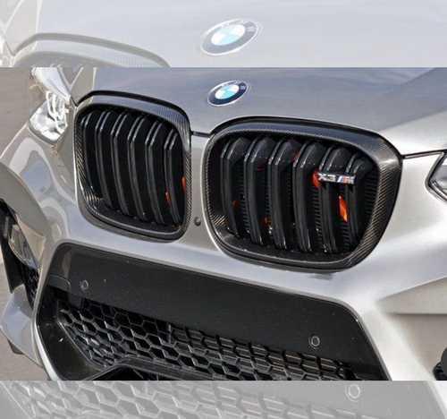 Решетки радиатора Карбон До рест BMW G01 G02 F98