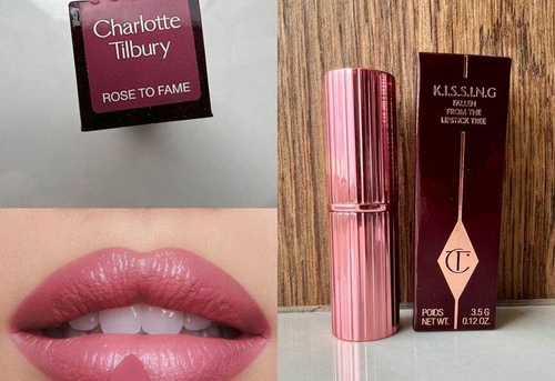 Помада Charlotte Tilbury Kissing Rose to fame