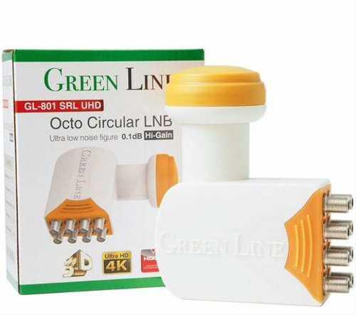 Конвертор Green Line 801 SRL UHD Octo Circular LNB