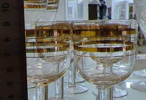 Набор стаканов для алкоголя из 6шт стекло СССР