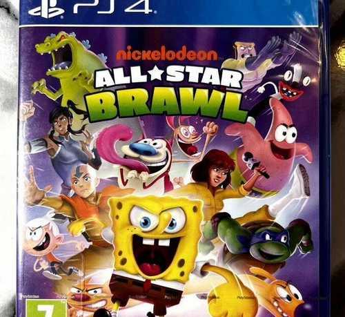 Nickelodeon All star Brawl PS4 диск