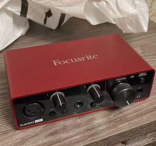 Звуковая карта focusrite scarlett solo 3rd gen