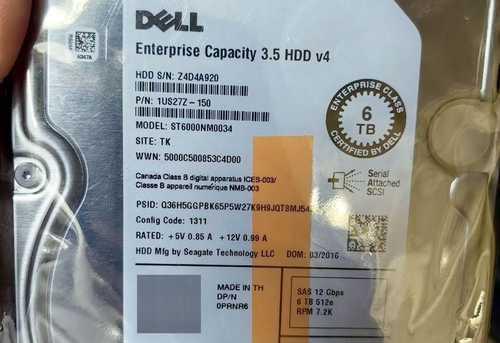 0prnr6 жесткий диск Dell 6TB 7.2K 12Gb/S 3.5" SAS