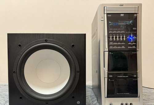 JVC DX-T7 и monitor audio BXW10