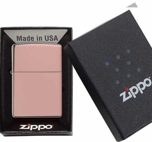 Зажигалка Zippo 49190 High Polish Rose Gold Новая