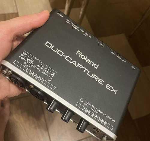 Звуковая карта roland duo capture ex