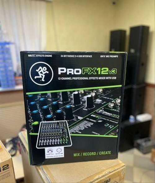 Микшер Mackie ProFX12v3 В наличии новый