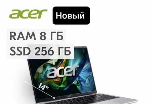 Acer Aspire 14 Lite новый 8/256/intel N100/ips