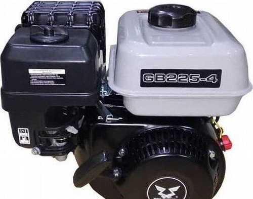 Двигатель zongshen GB 225-4 7,5 л.с. Редукт, сцепл