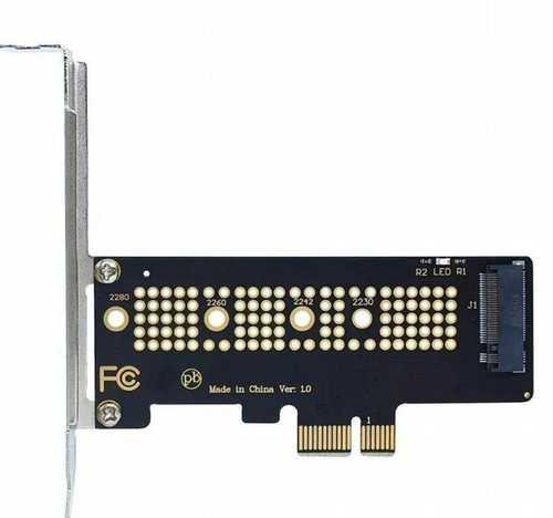 Адаптер SSD M.2 (NVMe) в слот PCI-E 3.0 X1