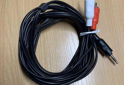 Межблочный кабель Philips rca - 3,5 jack, 3 метра