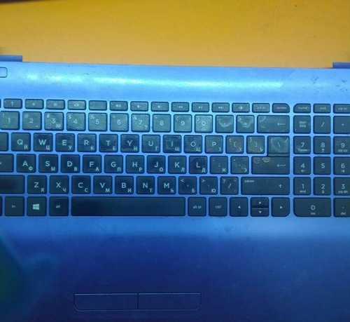 Топкейс с неисправной клавиатурой HP 15-ac