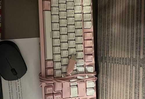 Клавиатура механическая розовая saibot KX-10