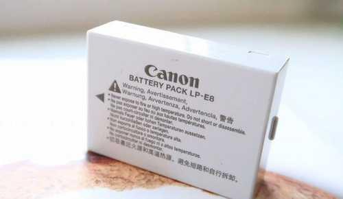 Аккумулятор Canon Lp-e8 (оригинал) б/у