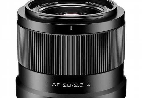 Объектив Viltrox 20 мм F2.8 для Nikon Z