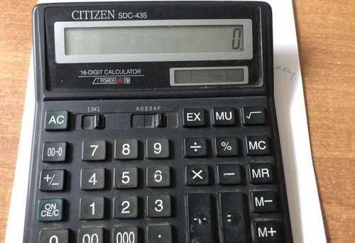 Калькулятор citizen SDC 888Т