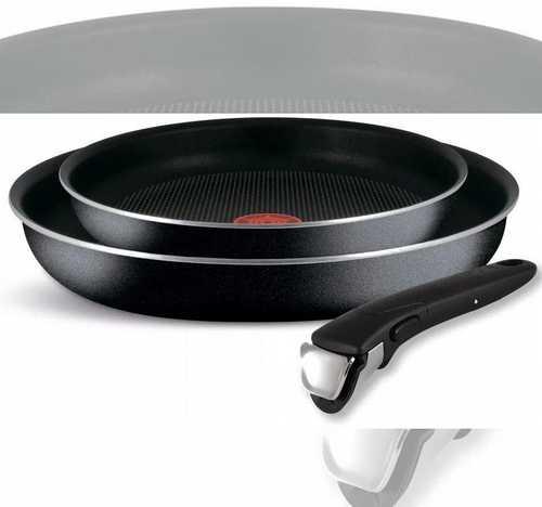 Набор сковород tefal Ingenio Black 04181820, 3 пре