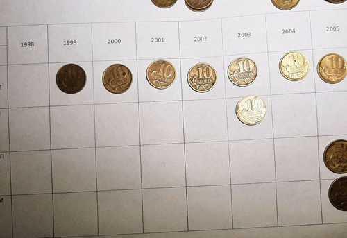 Коллекция монет современной россии