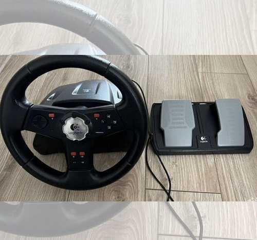 Игровой руль logitech formula vibration wheel