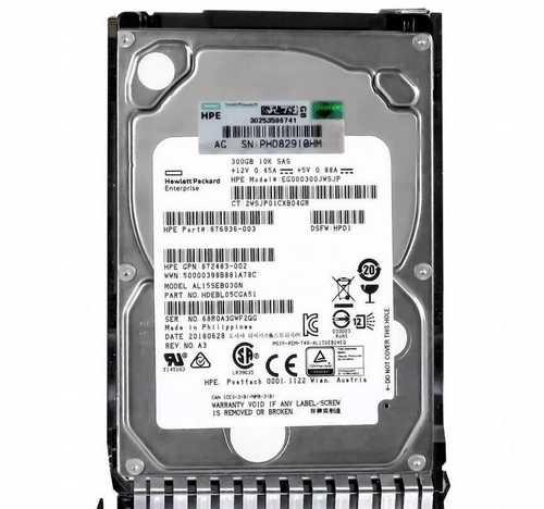 Жесткий диск HP EG000300jwsjp 300Gb SAS 2,5" HDD