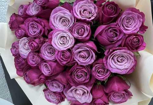 Фиолетовые розы Цветы на праздники