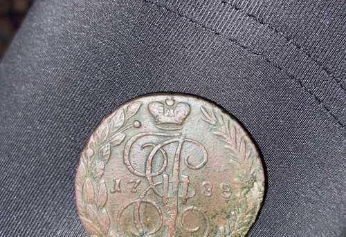 5 копеек "Знак монетного двора ем" 1763 - 1796