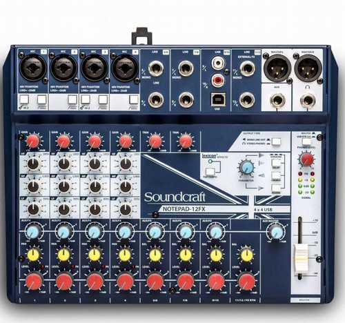 Микшерный пульт soundcraft notepad 12fx