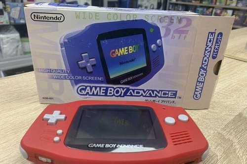 Game Boy Advance оригинал красный новый корпус