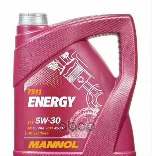 Mannol Energy 5W30 (SL) 4 л. Синтетическое Масл