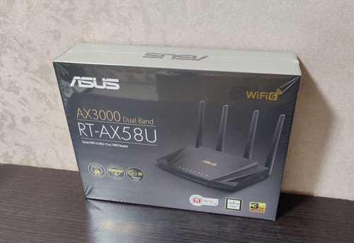 Wi-Fi роутер Asus RT-AX58U AX3000 новый, гарантия