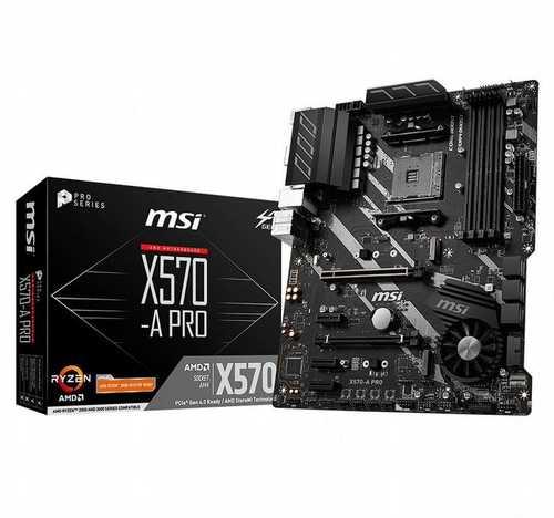 Материнская плата MSI X570-A PRO. ам4