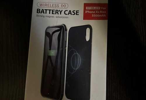 Battery case wireless iPhone xs max 5500 mAh