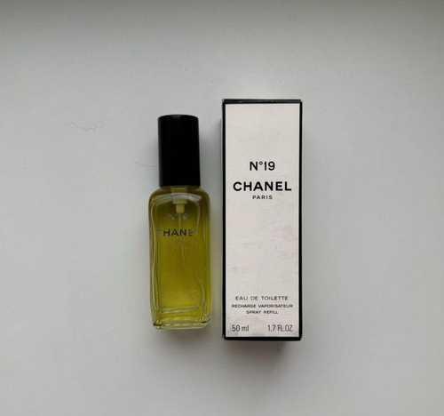 Chanel но 19 edt 50 мл винтаж 2000