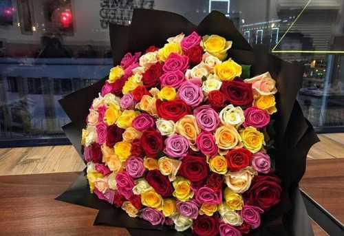Цветы с доставкой Букет Розы 101 51 45 21