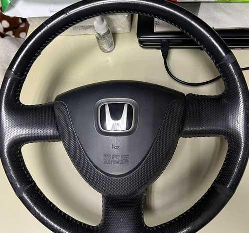 Руль honda fit фит с зарядом и подушкой