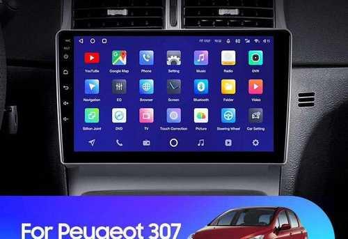 Магнитола Peugeot 307 2001-2008 Андроид Teyes