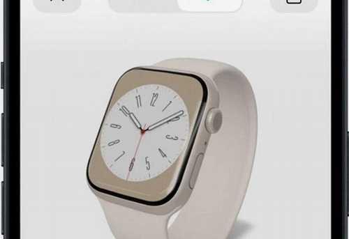 Часы apple watch 8 41 mm starlight