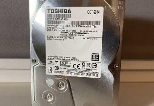 Hdd 2 TB Toshiba