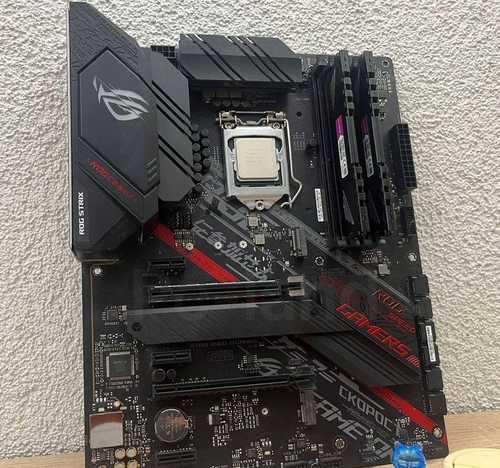 B460-h strix + i5 10600kf