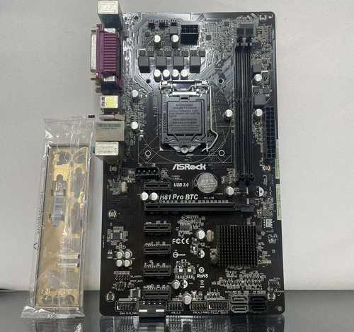 Материнская плата H81 Pro BTC Lga 1150