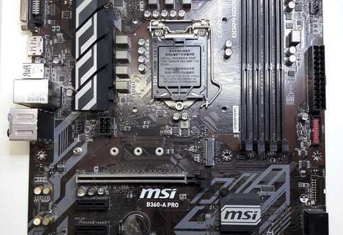 Материнская плата MSI B360A-PRO Socket 1151-V2